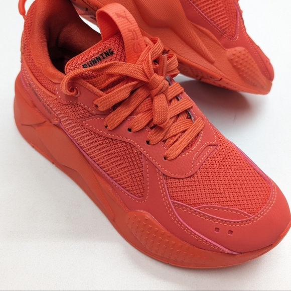 Sergio Rossi for Puma | Shoes | Rsx Womans Neon Orange Puma Sneakers ...